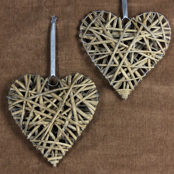Wicker Heart - Etsy UK