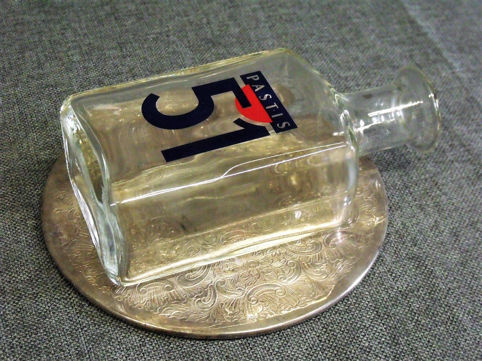 Vintage PASTIS 51 French Café Water Carafe
