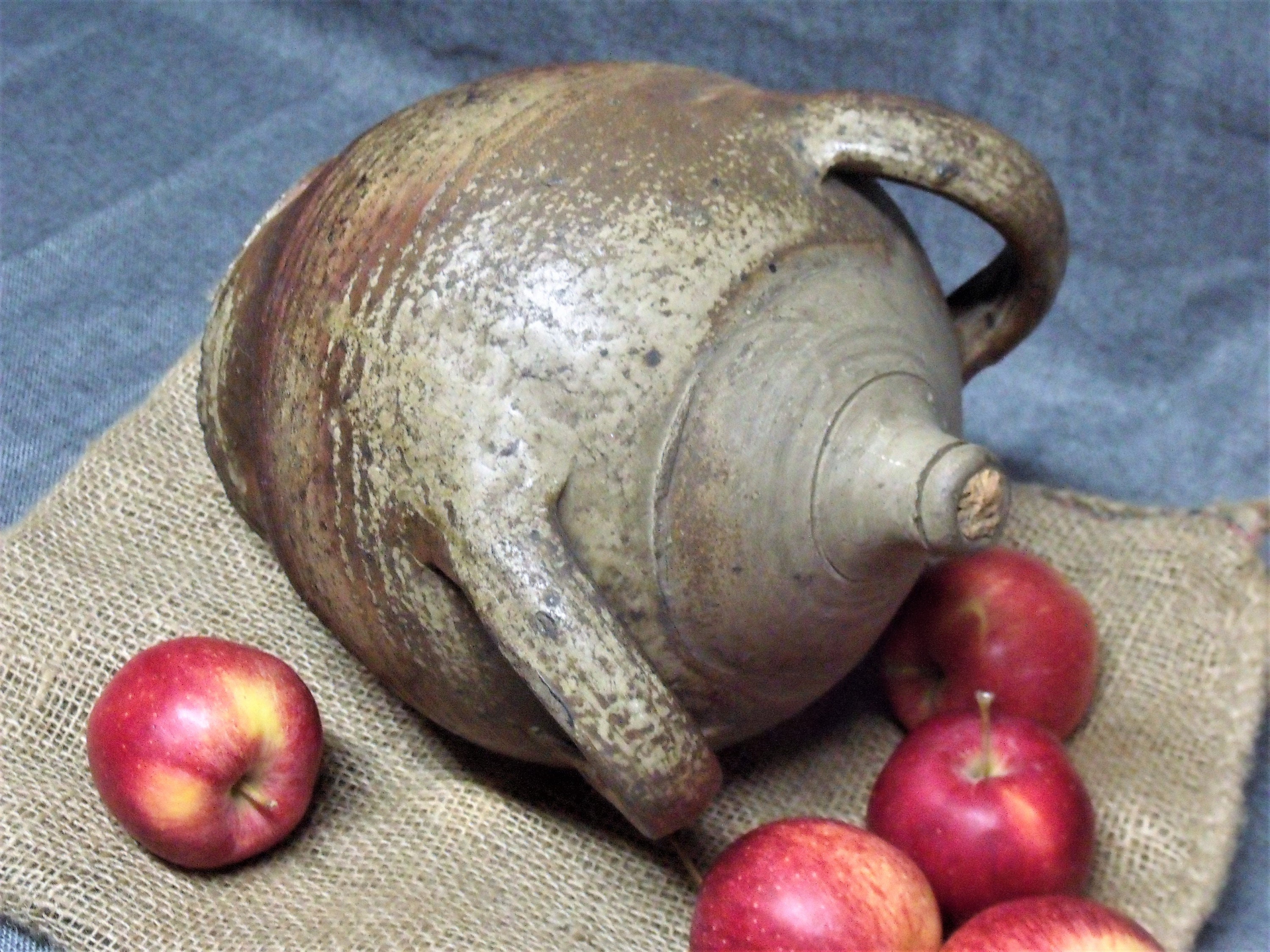 Antique French Earthenware Oil Jar