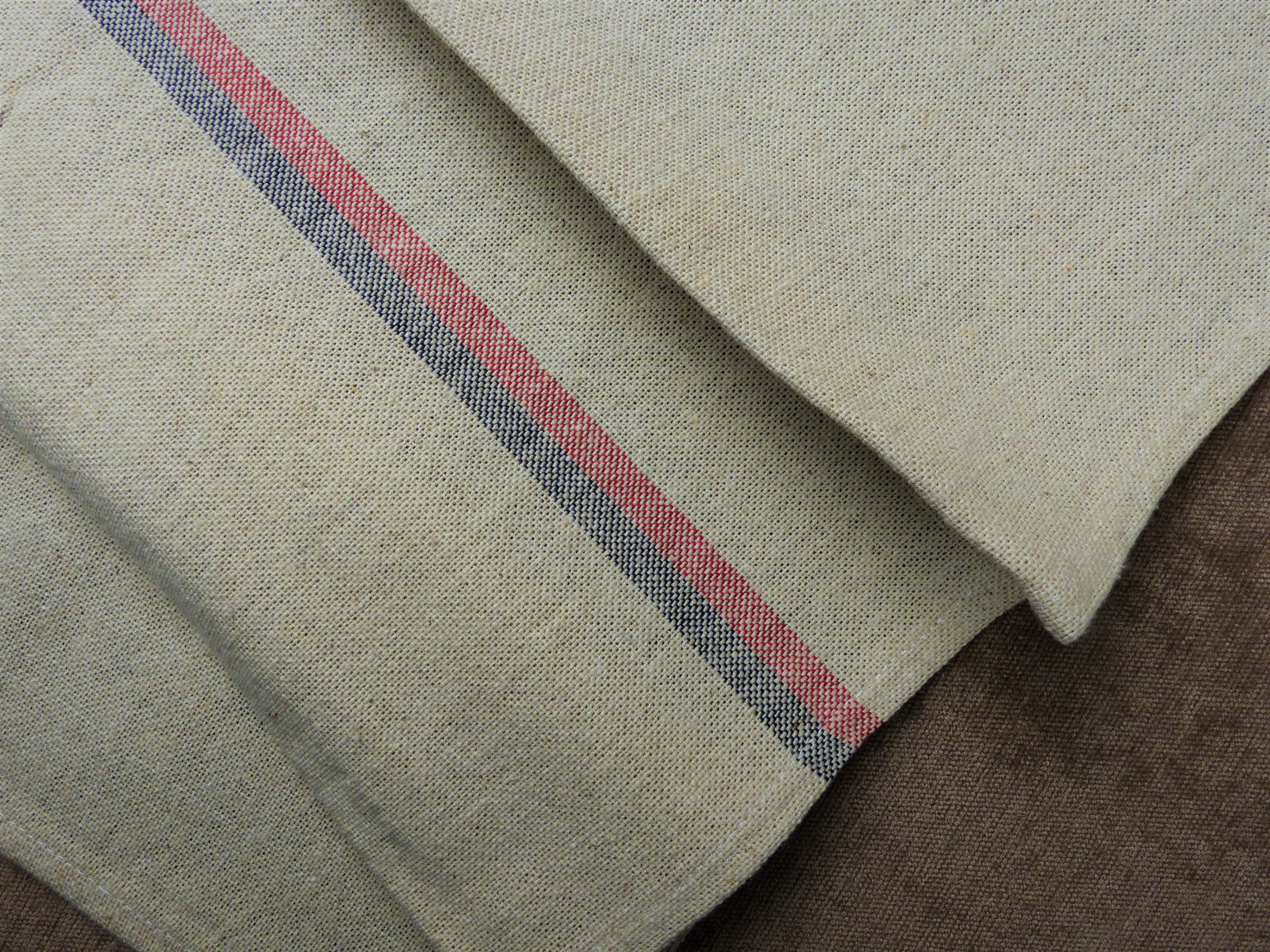 Vintage French Farmhouse Torchon / Tea Towel