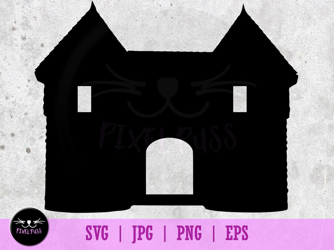 Castle Keep Silhouette SVG Vector Illustration With PNG, EPS, Jpeg ...