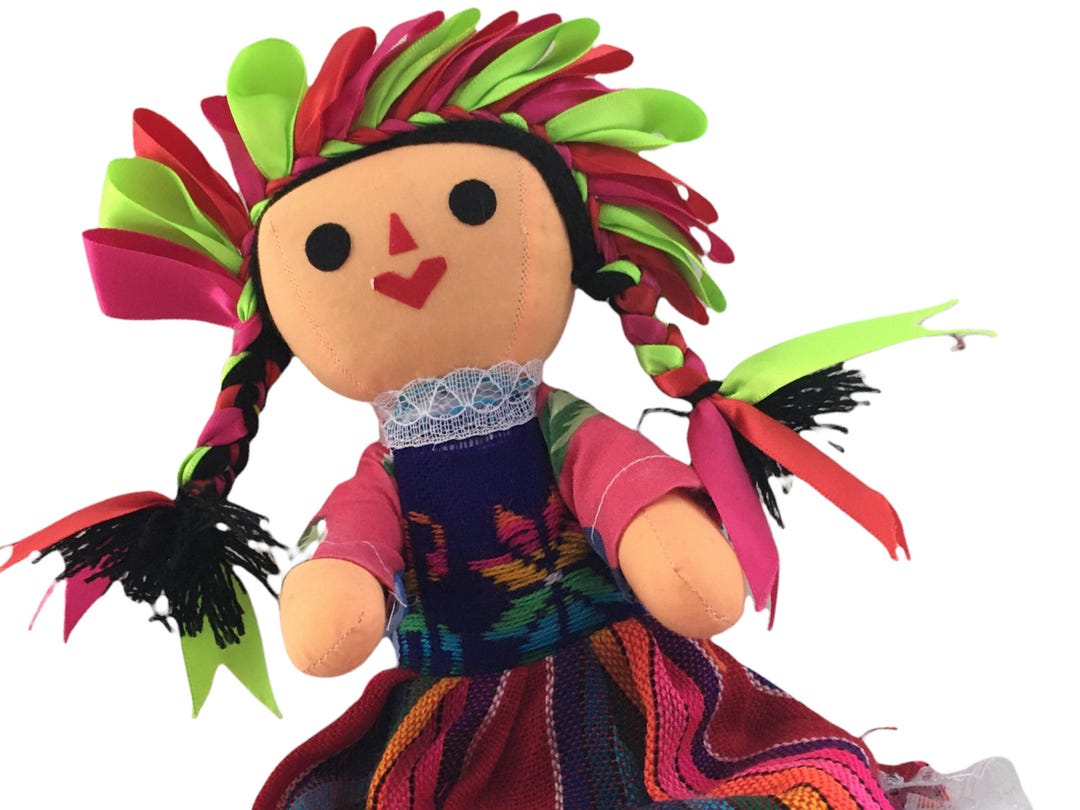 Handmade 10 Mexican Rag Doll Lele Doll Maria Doll Muñeca Maria Mexicana ...