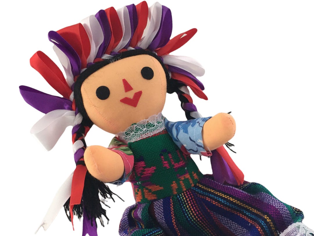 Handmade 10" Mexican Rag Doll - Lele Doll - Maria Doll - Muñeca Maria ...