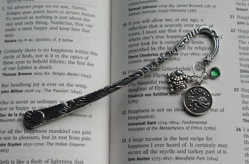 Leo Astrology Bookmark, Leo Celestial Bookmark, Metal Astrology ...