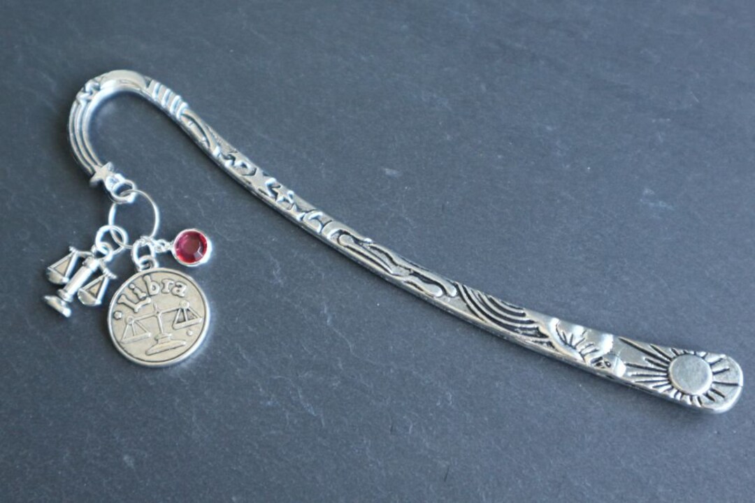 Libra Astrology Bookmark, Libra Celestial Bookmark, Metal Astrology ...