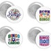 Set of 4 Bingo Lovers Funny 1.5 Pin Back Buttons - Etsy
