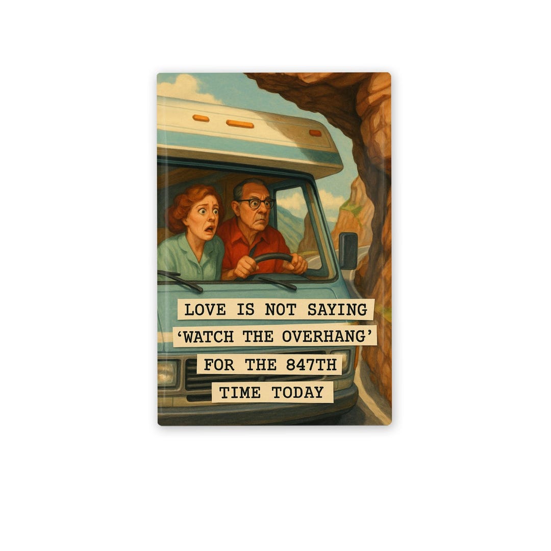 Funny RV Road Trip Magnet: Retro Camping Humor Gift - Etsy