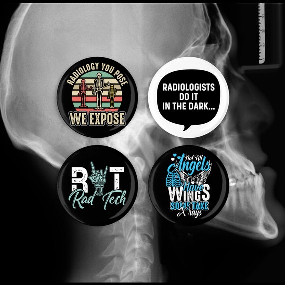 Radiologist Radiology Technician X ray Tech Set of 4 Pin Back - Etsy