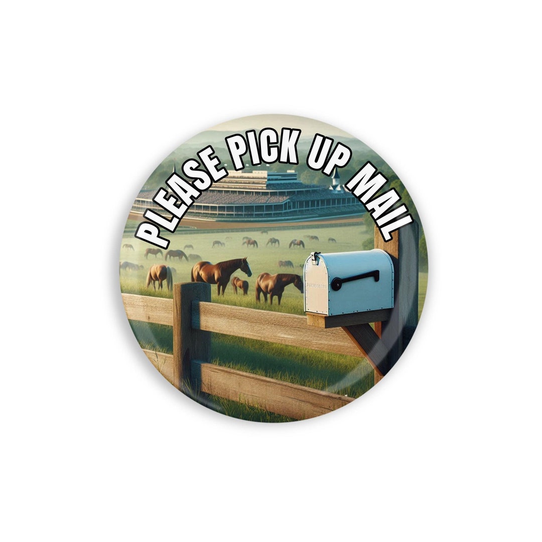 Kentucky Themed Please Pick up Mail Decorative Magnet - Etsy