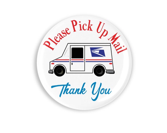 Cute US Mail Truck Please Pick up Mail Alert Flag Replacement - Etsy