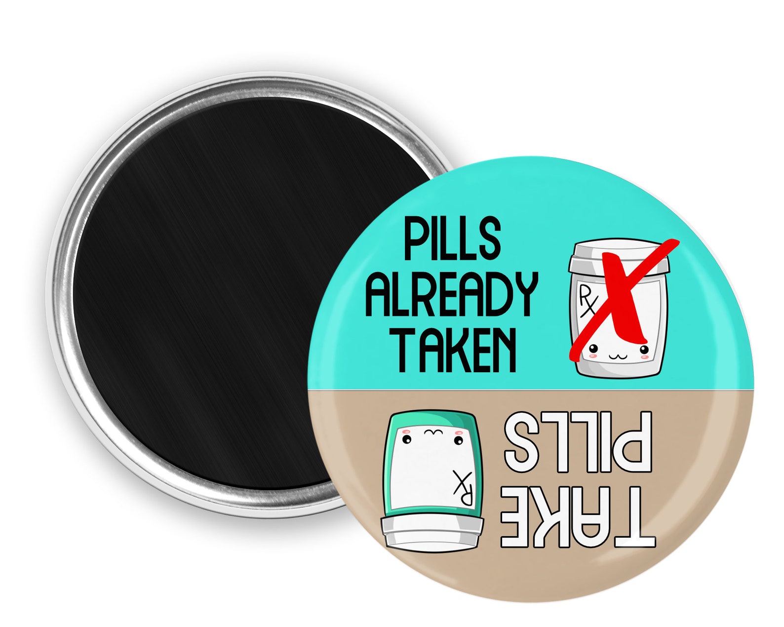 Cute Kawaii Pill Prescription Bottles Medication Reminder to - Etsy