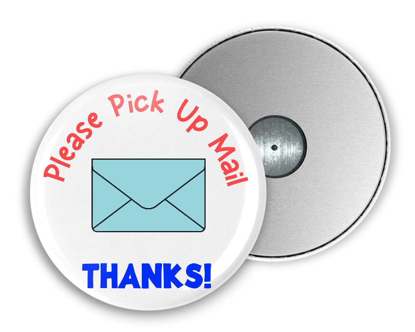 Please Pick up Mail Blue Envelope Outgoing Mail Alert Magnet - Etsy
