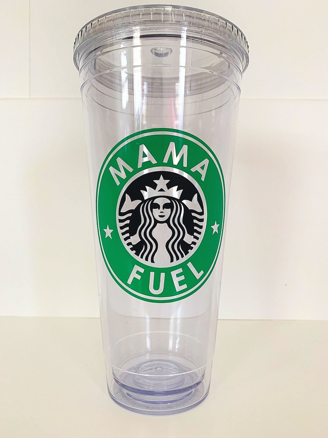 Mama Fuel Starbucks Logo Decal Sticker With or Without Reusable Plastic ...