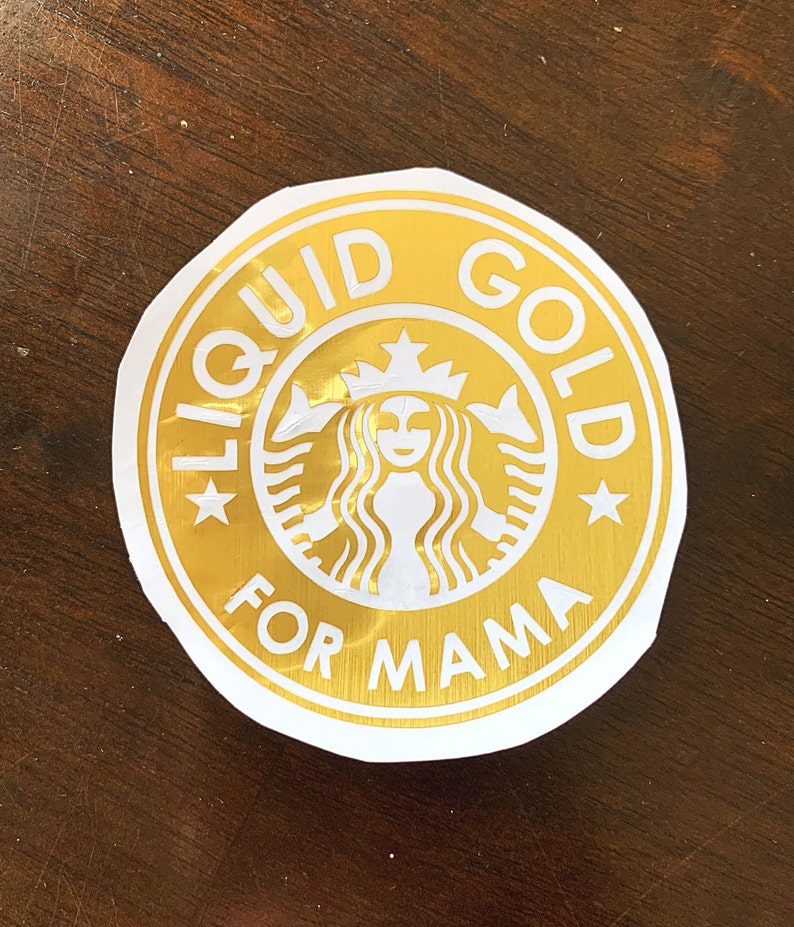 Mama Fuel Starbucks Logo Decal Sticker With or Without Reusable Plastic ...