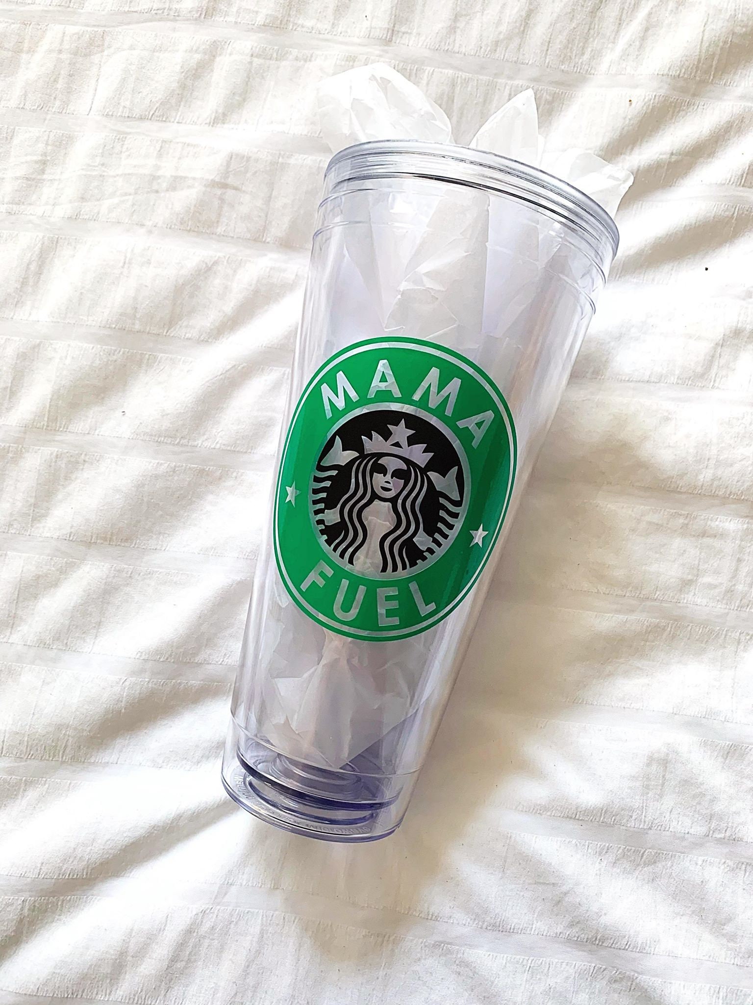 Mama Fuel Starbucks Logo Decal Sticker With or Without Reusable Plastic ...