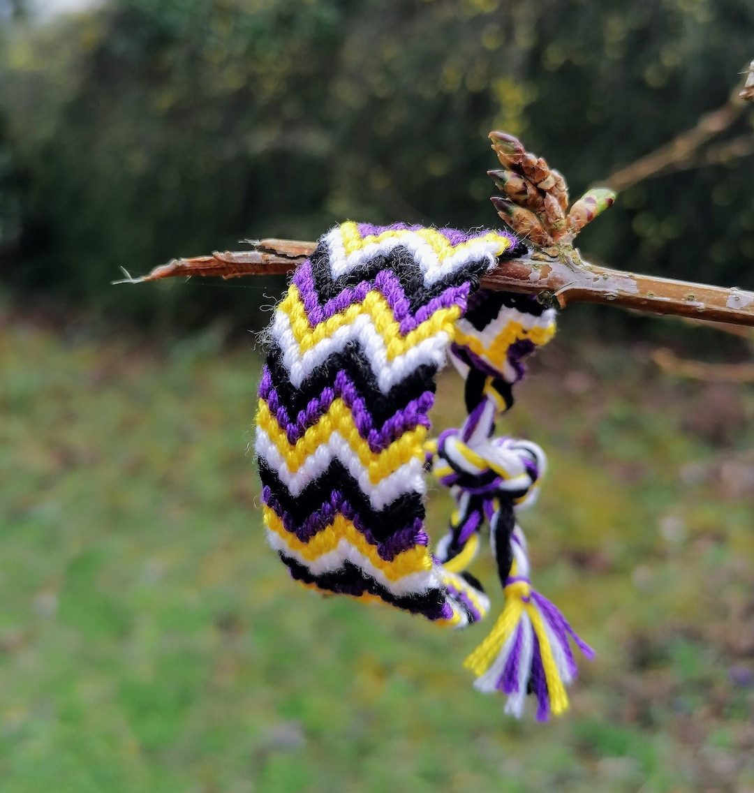 Non Binary Pride Friendship Bracelet, Transgender, Genderqueer, Lgbt - Etsy