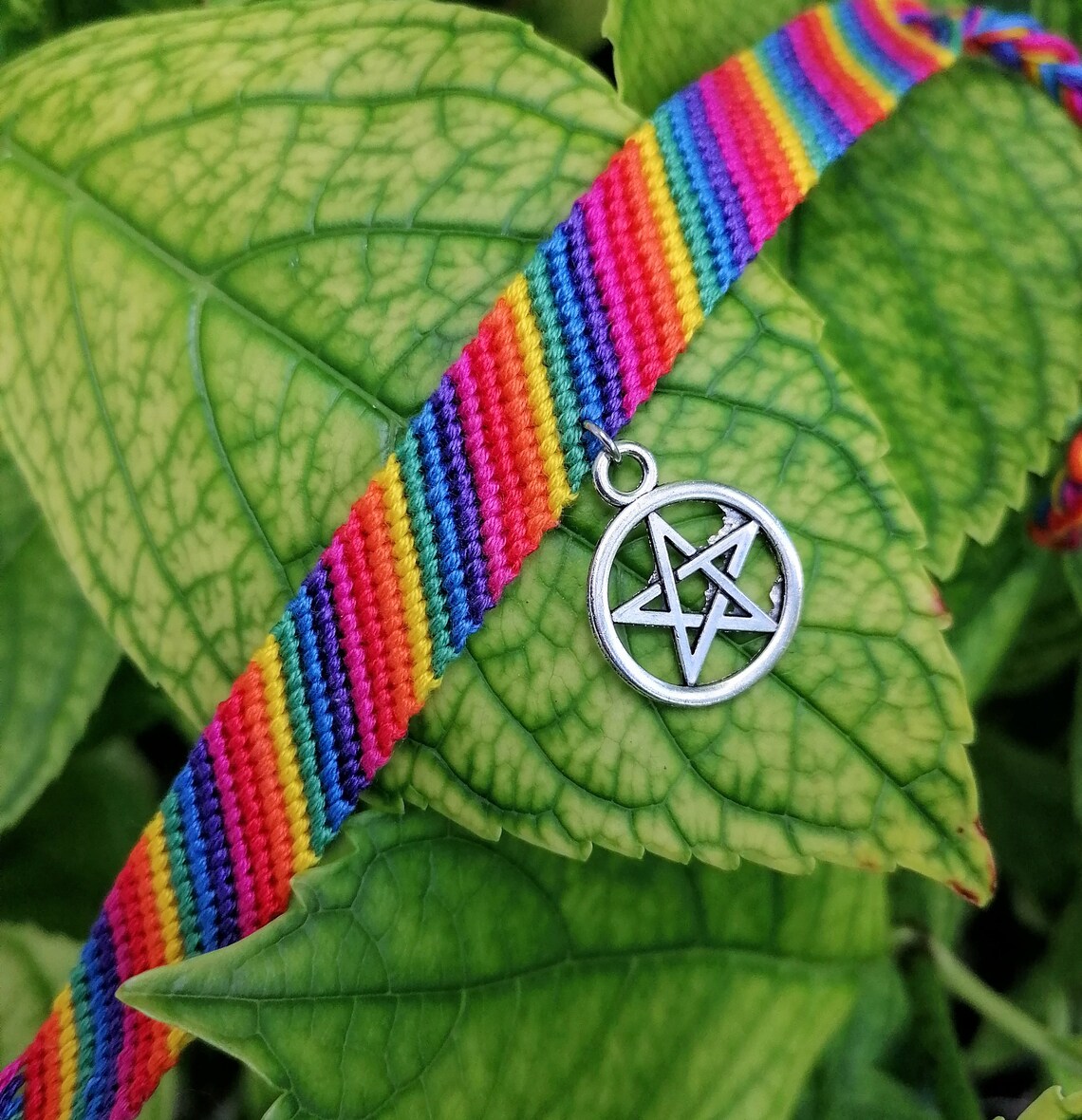 LGBT Pride Witch Rainbow Choker Lgbtq Pentacle Queer Goth - Etsy