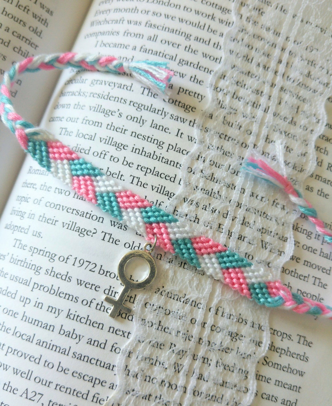 Trans Pride Bracelet Transgender Woman LGBT LGBTQ Queer Handmade ...