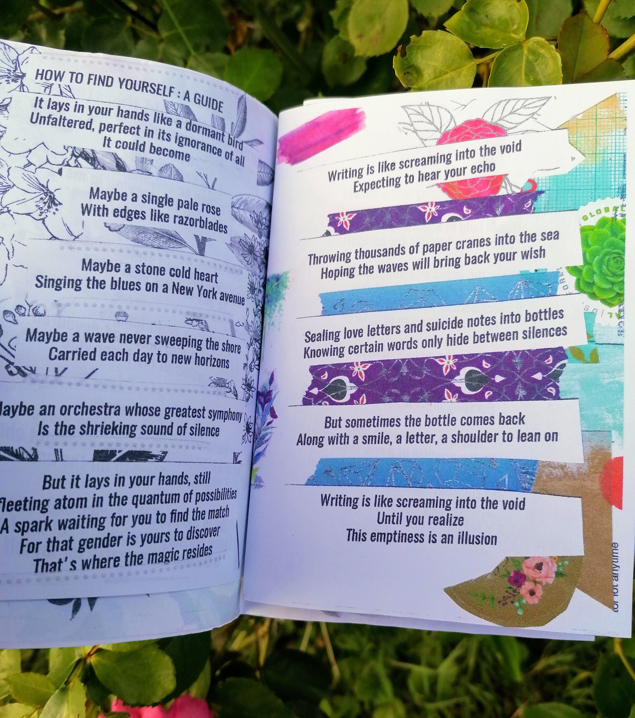 Queer Pride Poetry Zine Lgbt Poems Cut and Paste Color A6 - Etsy UK