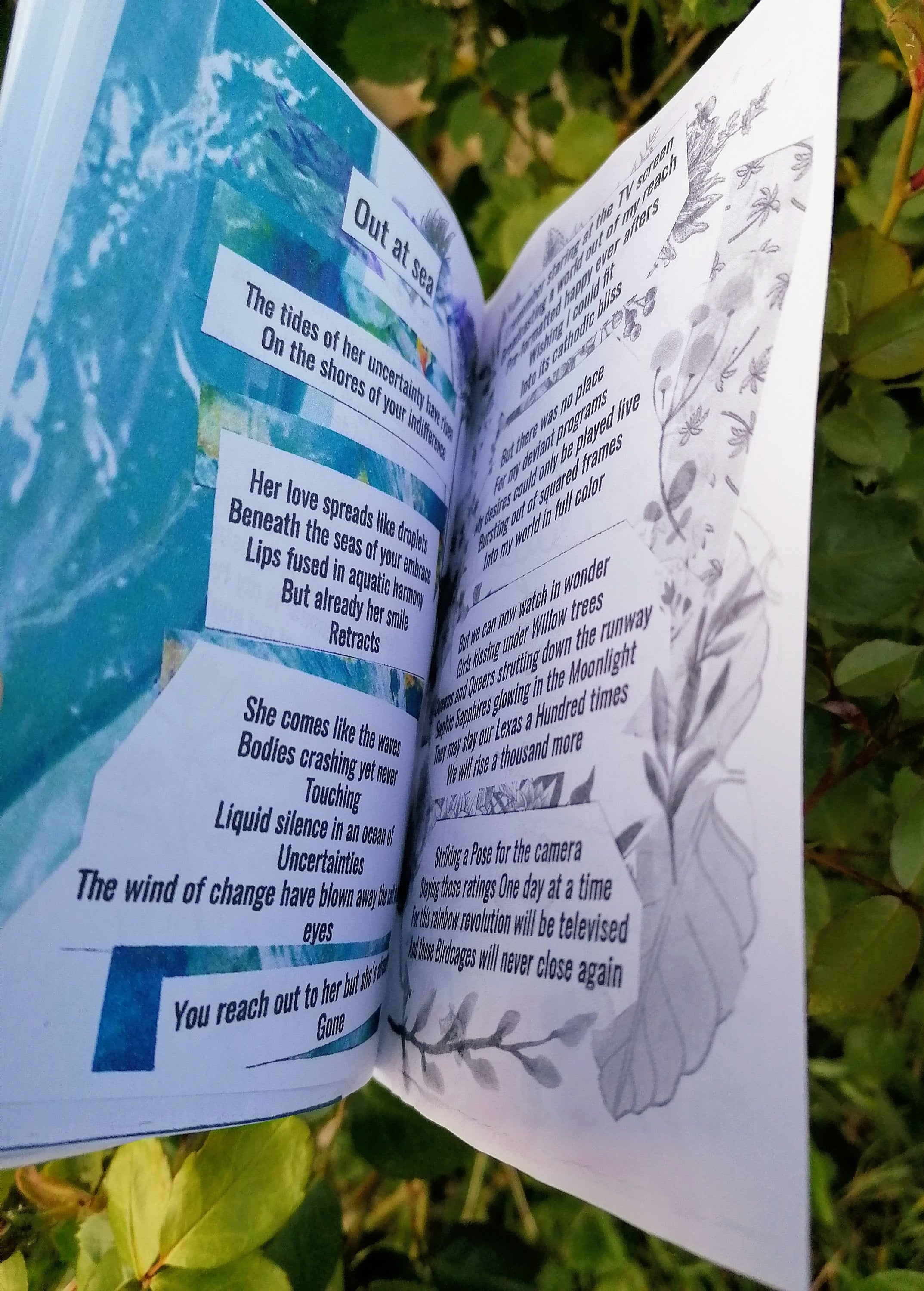 Queer Pride Poetry Zine Lgbt Poems Cut and Paste Color A6 - Etsy UK