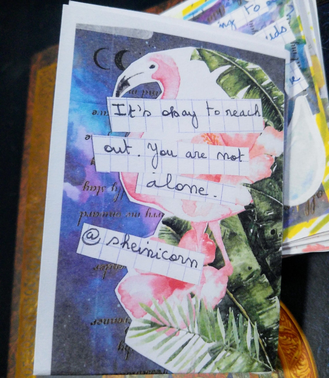 Mental Health Mini Zine, Cut and Paste, Full Color, Depression Perzine ...