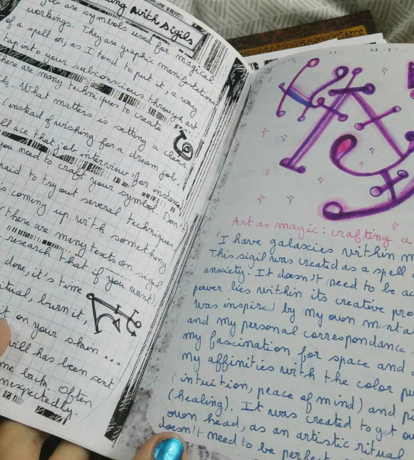 Witchcraft Perzine Cut and Paste Witch Zine Book of Shadows - Etsy