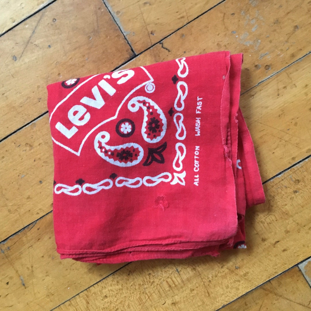 60’s Levi’s Cowboy Bandana - Etsy