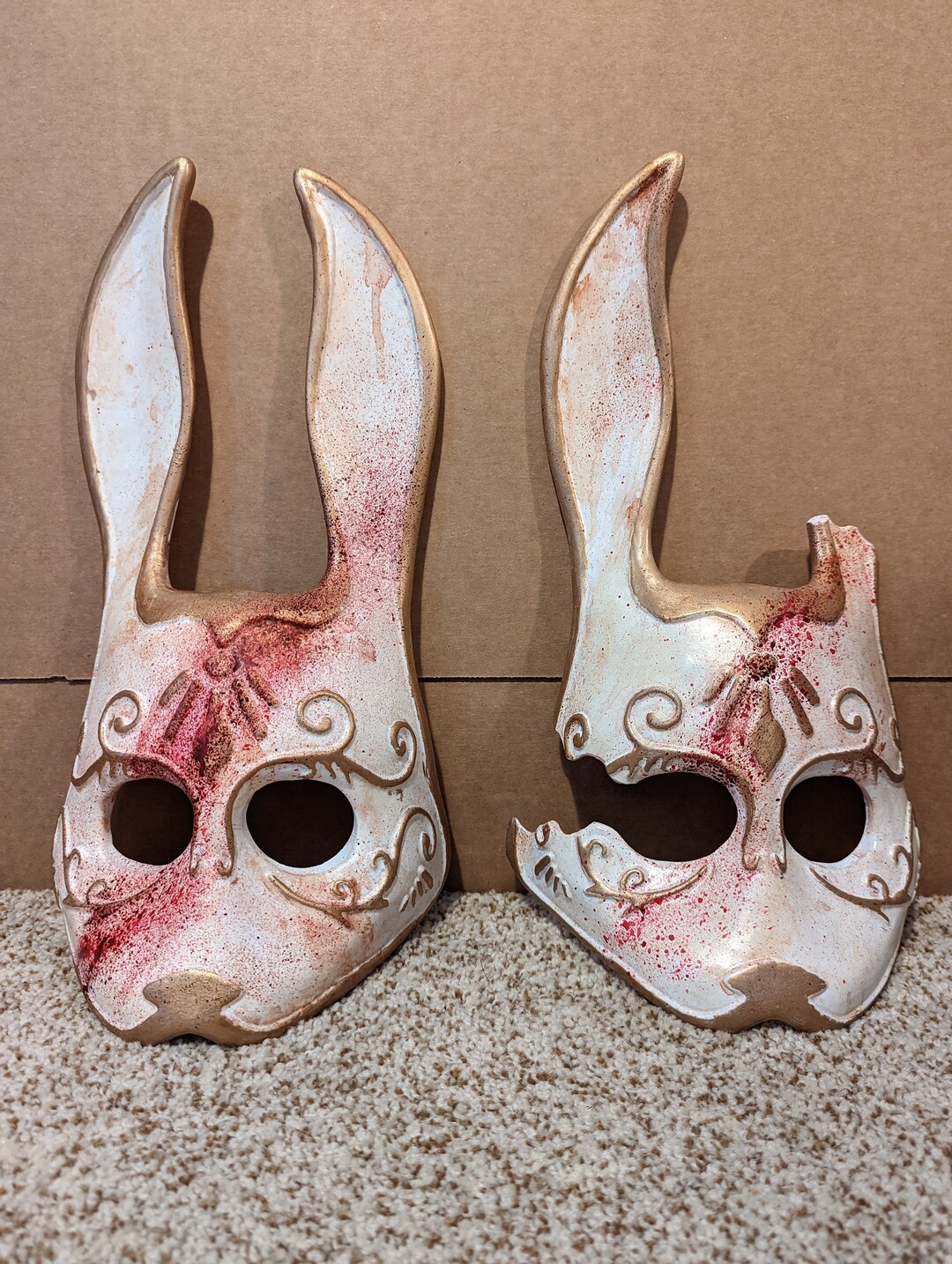 Bioshock Bunny Splicer Mask Rabbit Masquerade Costume Cosplay - Etsy ...