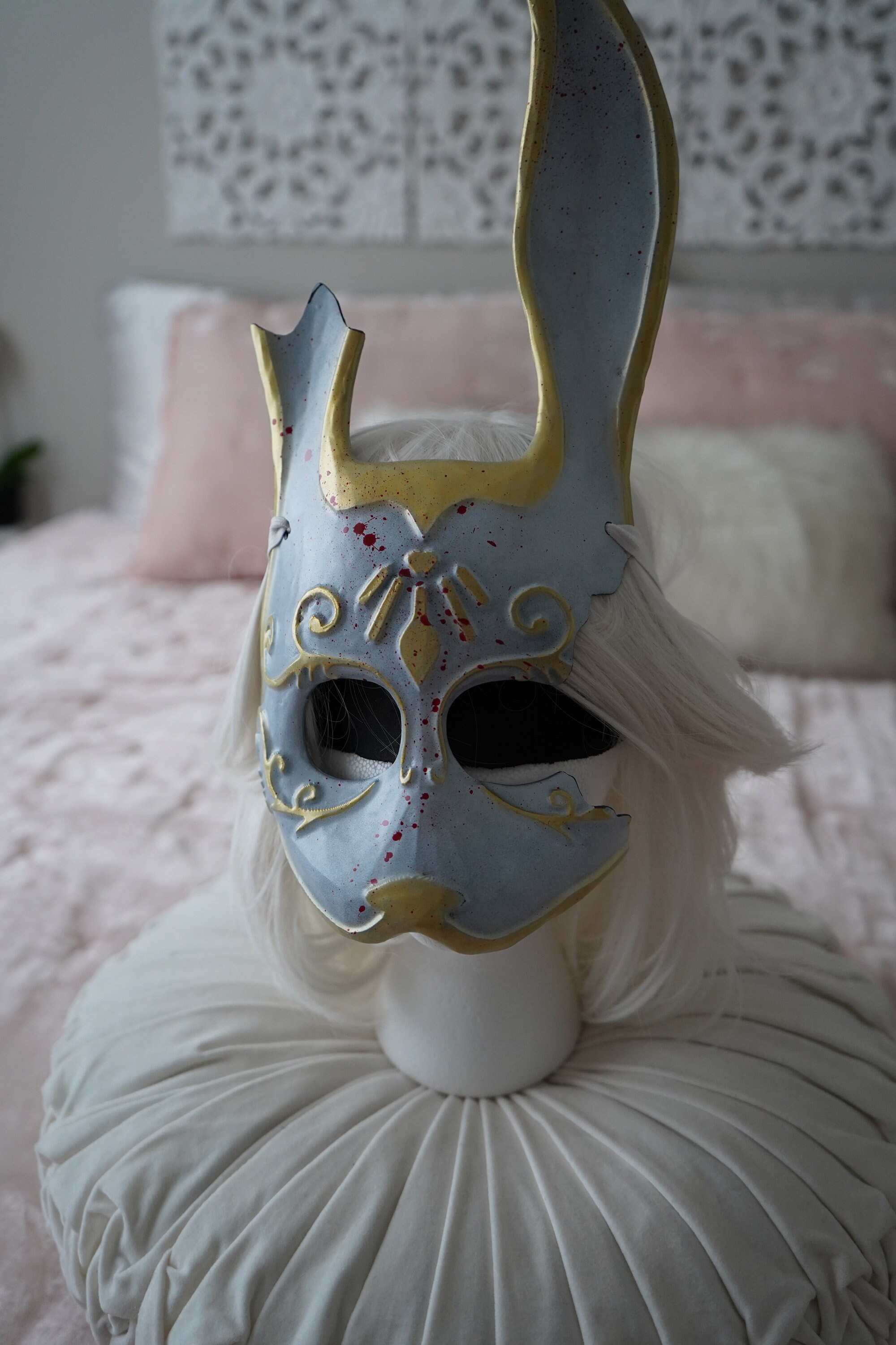 Bioshock Splicer Mask Bunny Rabbit Masquerade Costume Cosplay | Etsy