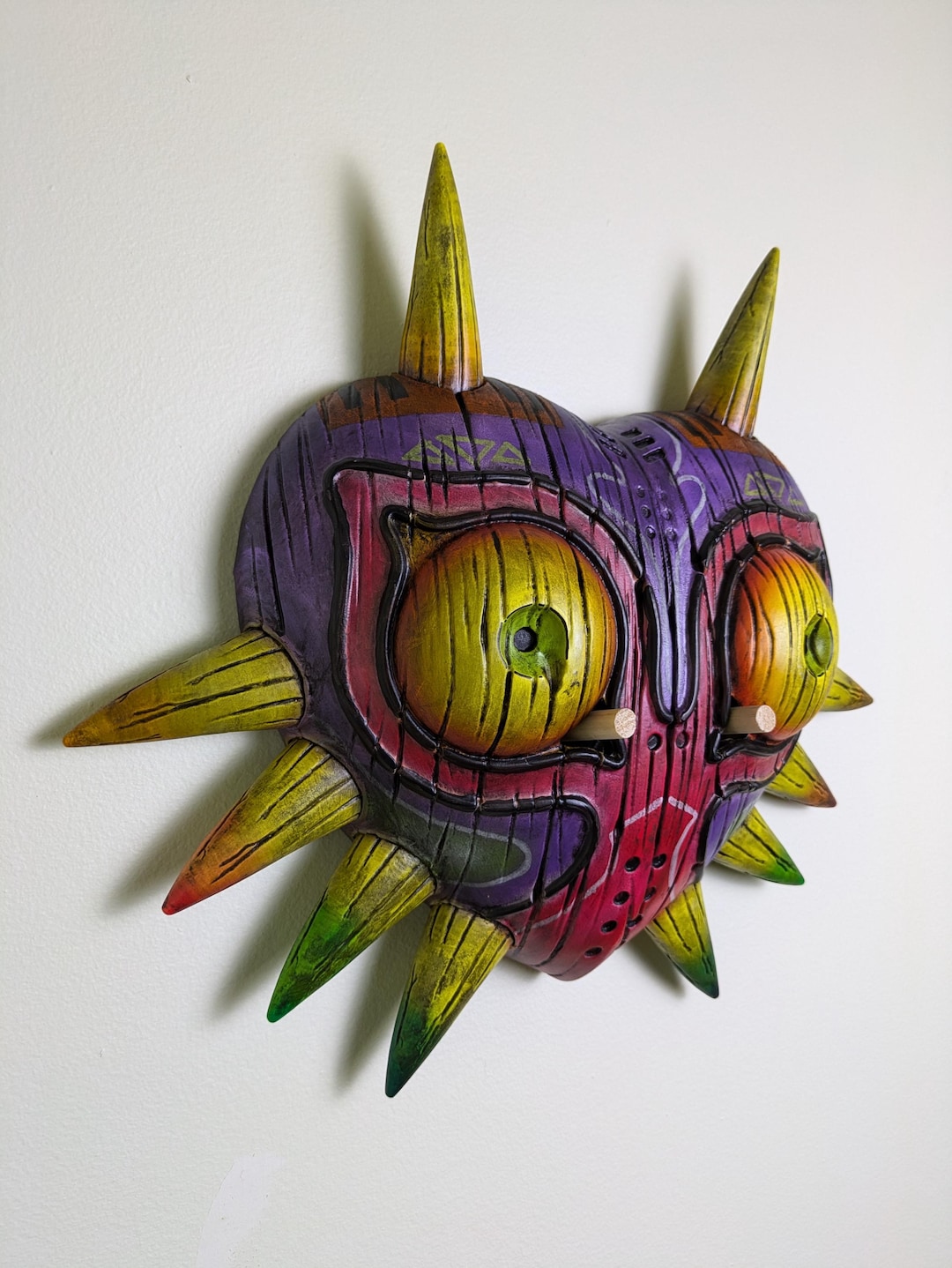 Majora's Mask Replica, Wearable With Eye Holes - Etsy