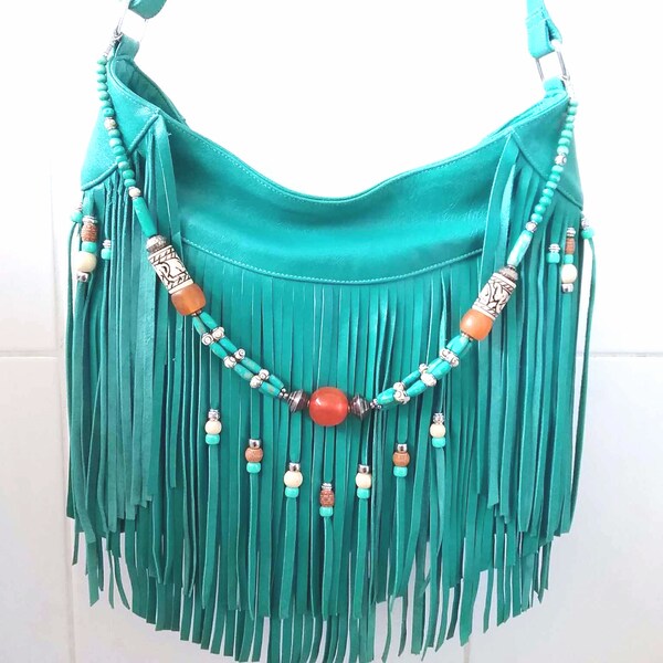Turquoise Hobo Purse - Etsy