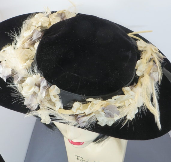 1970 GRAY BEIGE GARLAND Millinery Flower Feather Tag: Wide | Etsy