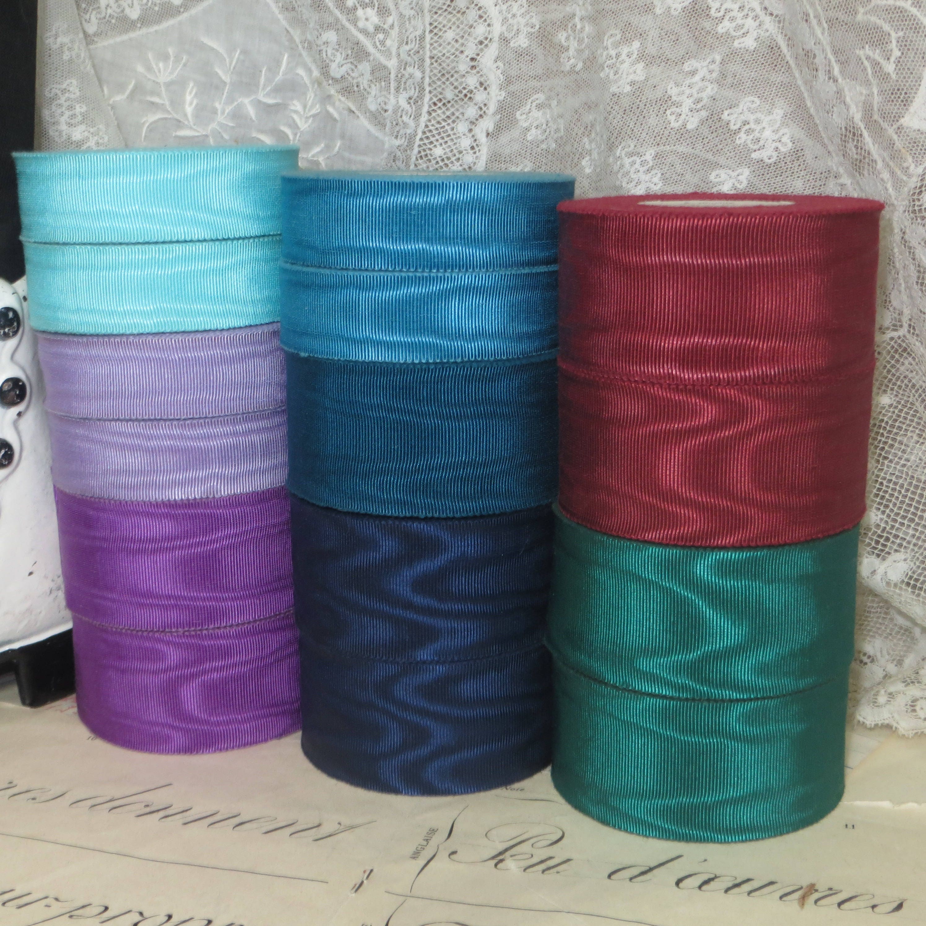 1y BROWN CORAL RUST Grosgrain 1 5/8 Vintage Antique - Etsy