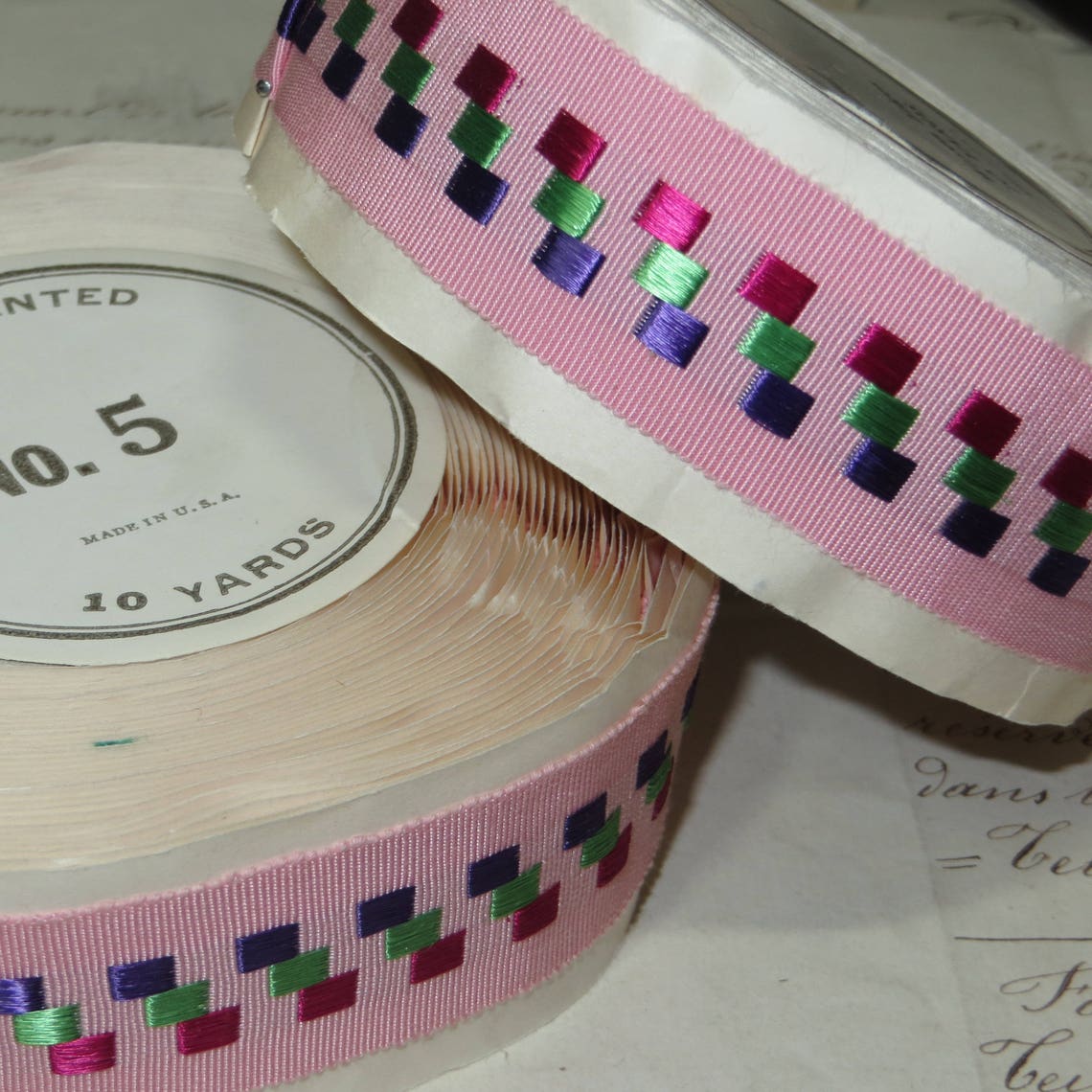 1y BLACK CHECK GROSGRAIN 1 Ribbon Straight Edge Trim - Etsy