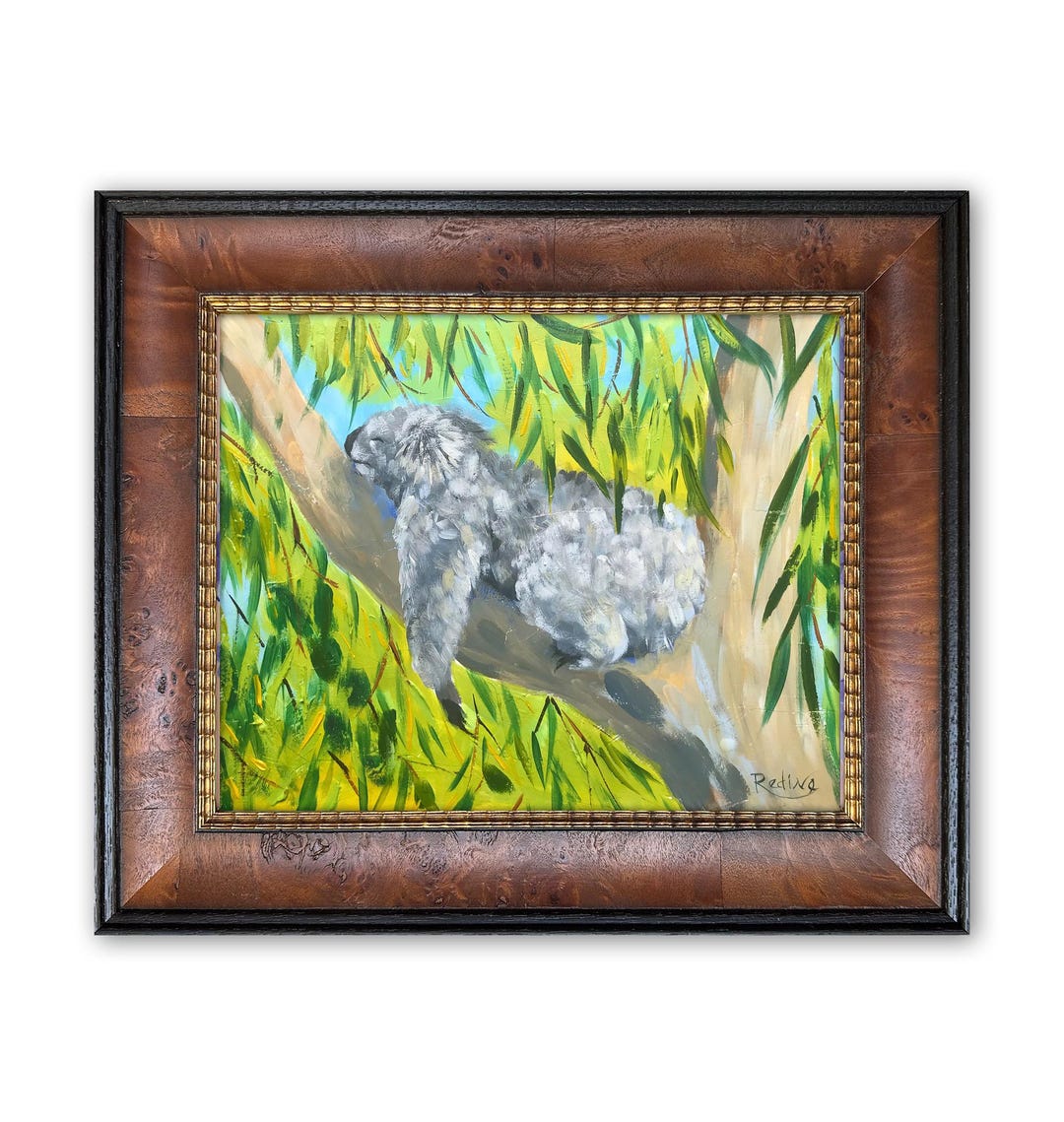 Koala: Original One of a Kind Painting by Irina Redine - Etsy