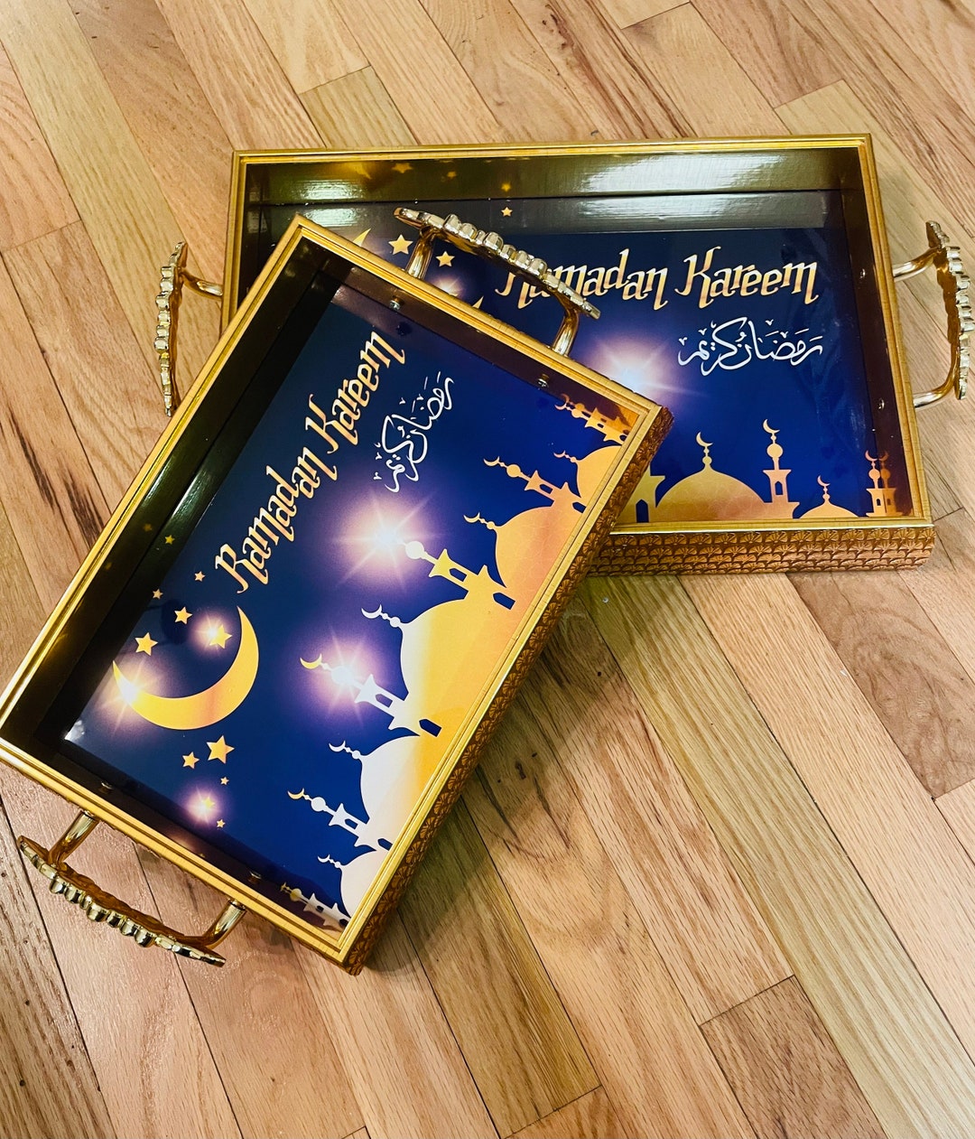 Set of 2 Ramadan Tray /ramadan Decor/ - Etsy