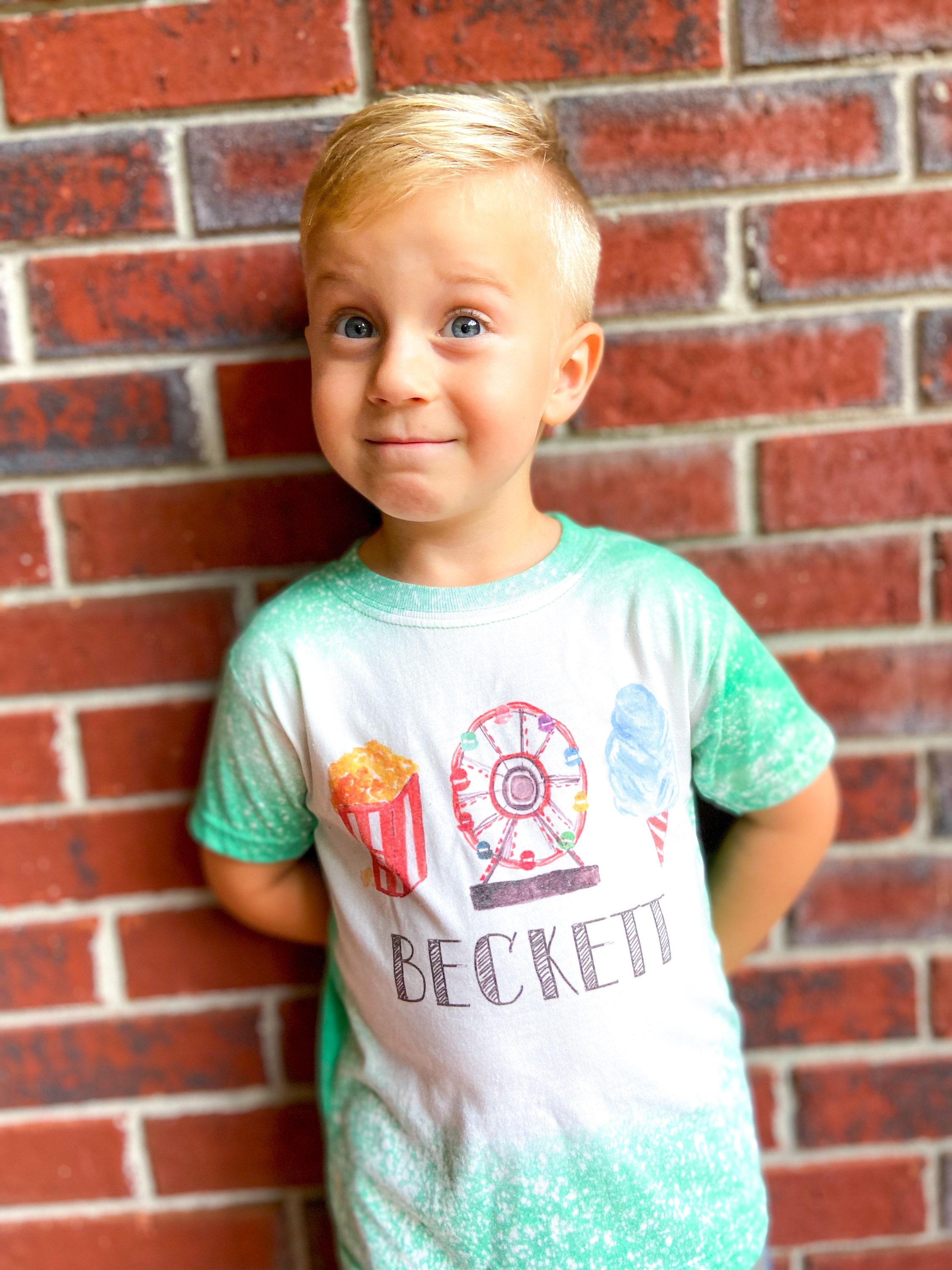 Fair Shirt Carnival Shirt Boy Fair Shirt Personalized - Etsy UK