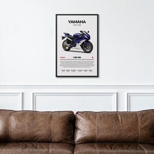 Yamaha YZF-R6 Motorcycle, Motorbike Poster, Motorbike Poster ...