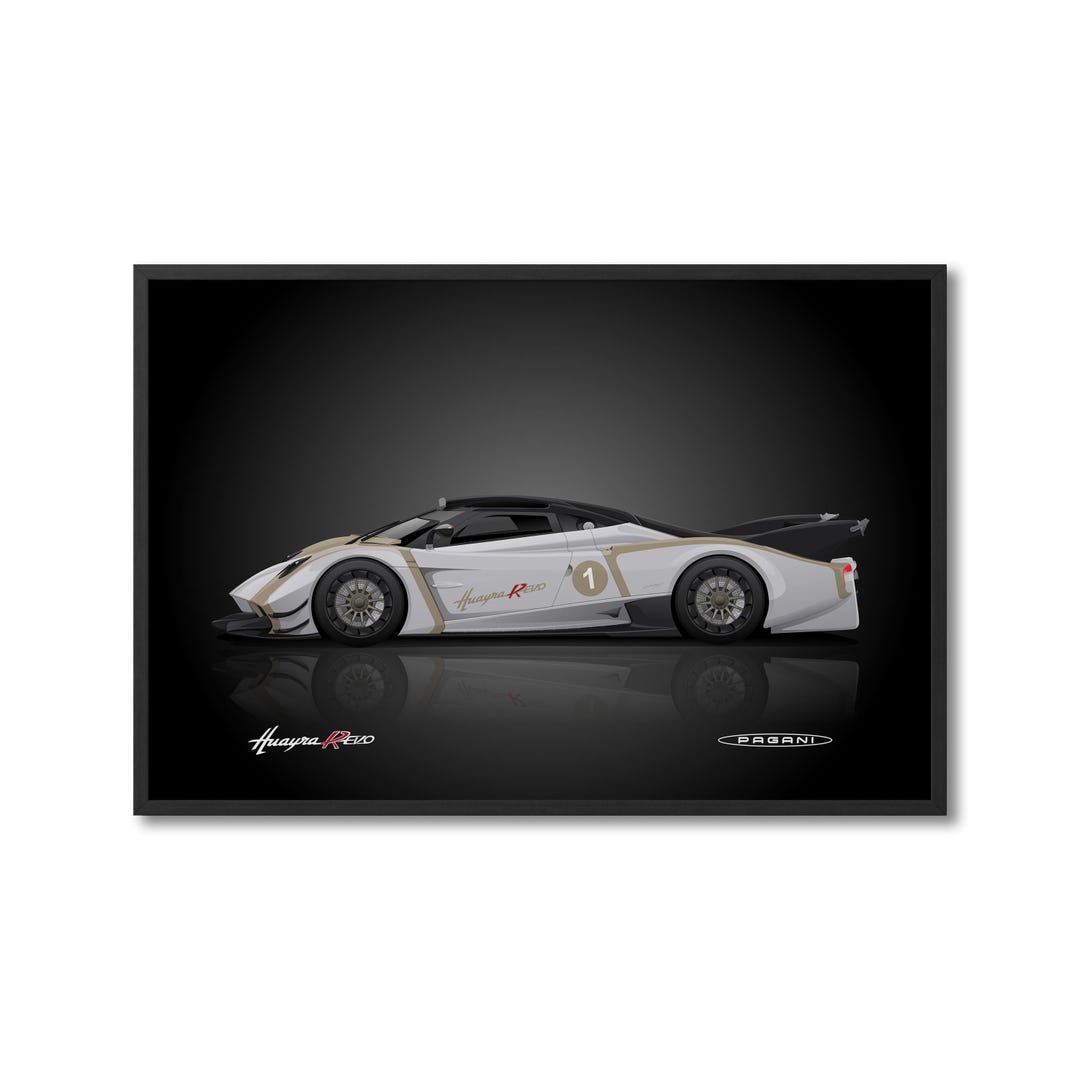 Pagani Huayra R Evo Automotive Print, Automotive Print, Automotive ...