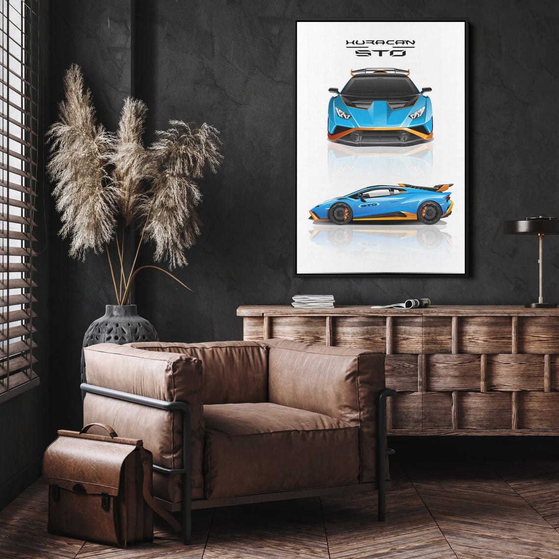 Lamborghini Huracan STO Automotive Print, Automotive Print, Automotive ...