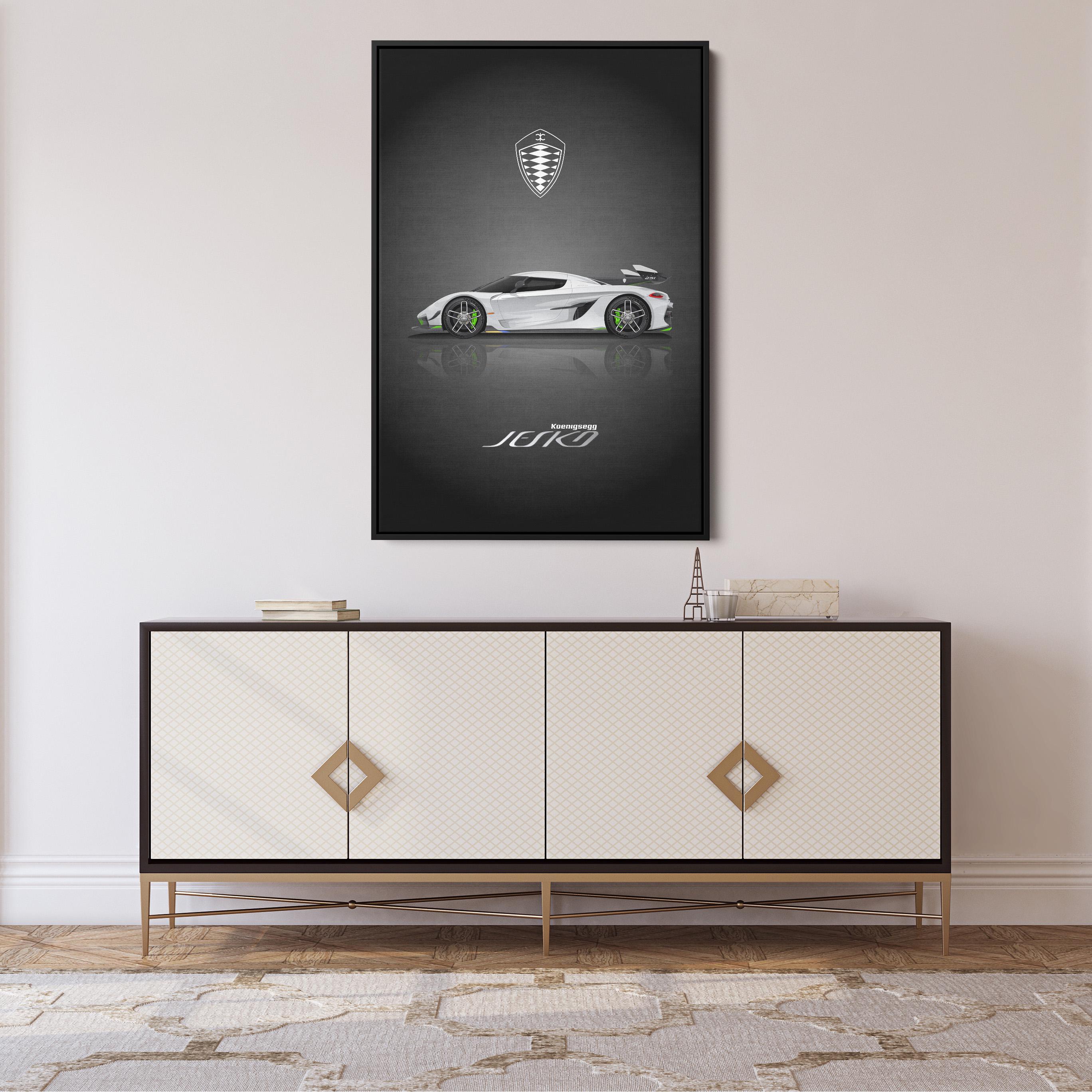 Koenigsegg Jesko Automotive Print, Automotive Print, Automotive Poster ...