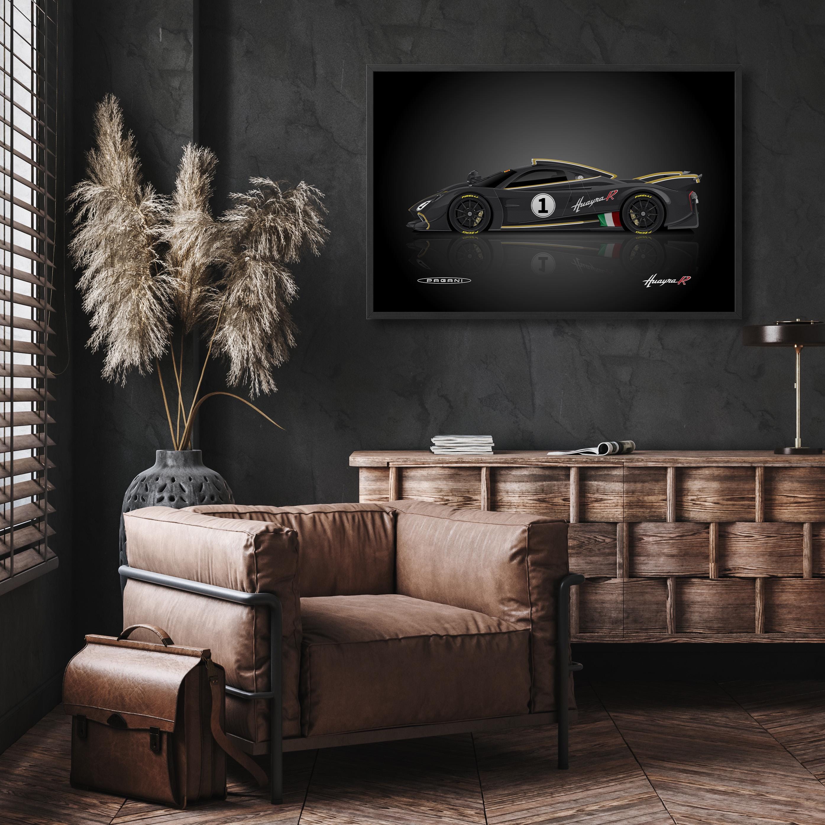 Pagani Huayra R Automotive Print, Automotive Print, Automotive Poster ...