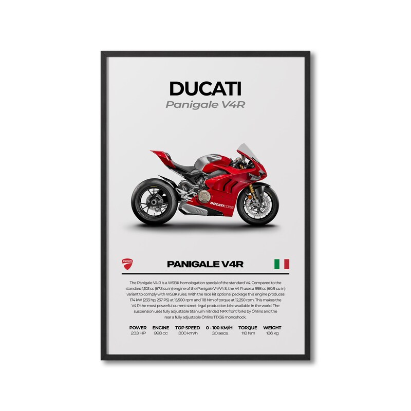 Ducati Art Print - Etsy