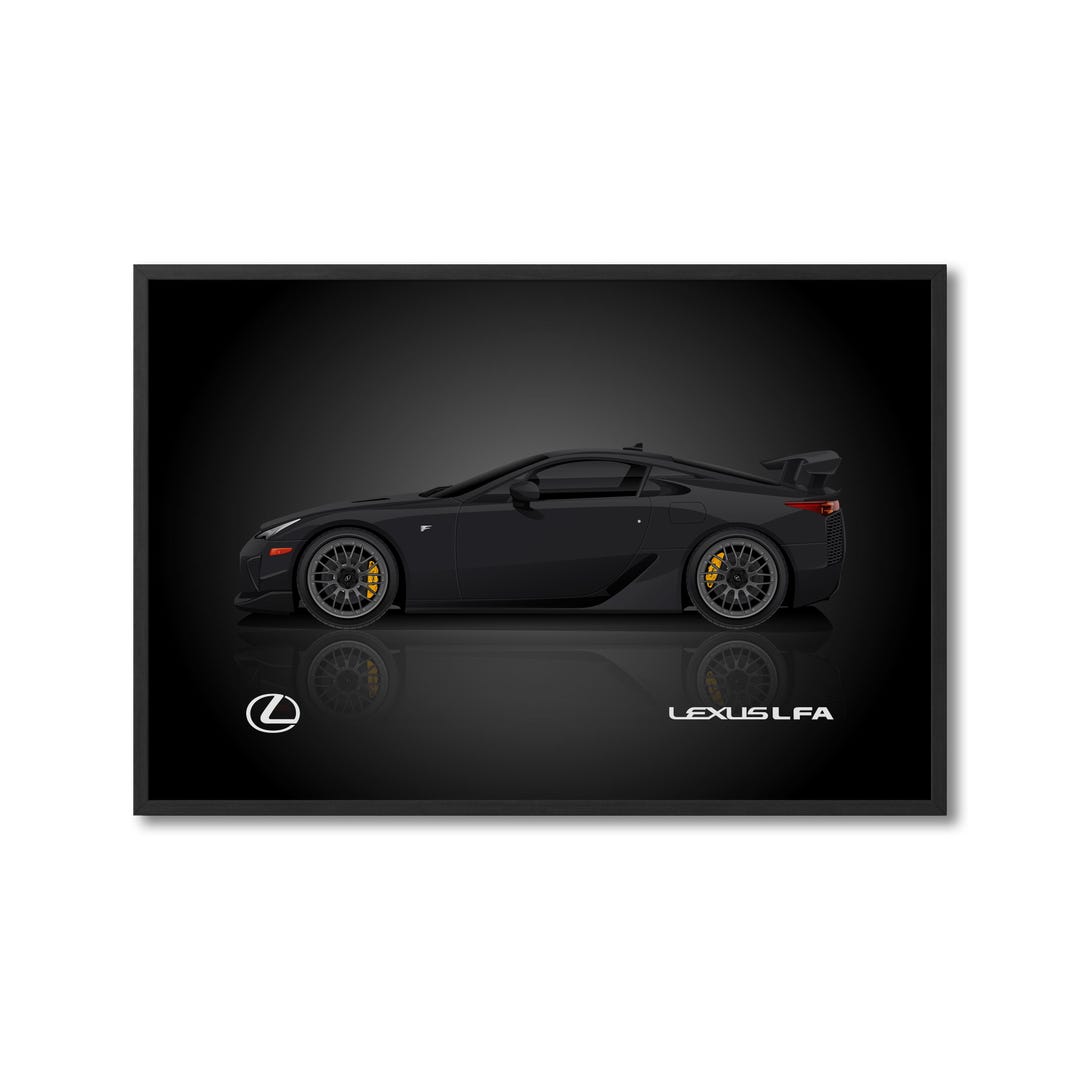 Lexus LFA Automotive Print, Automotive Print, Automotive Poster, Car ...