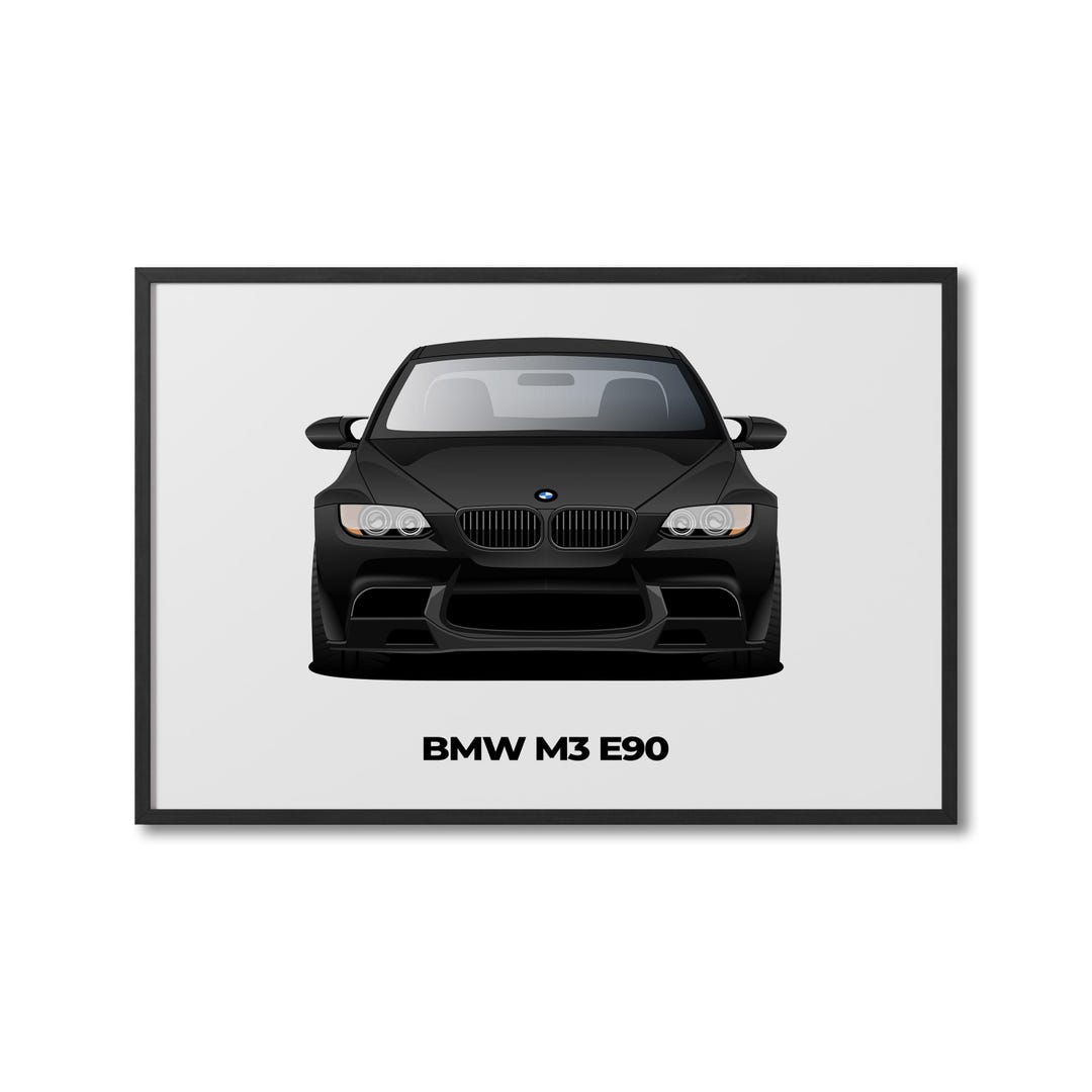 BMW M3 E90 Automotive Print, Automotive Print, Automotive Poster, Car ...