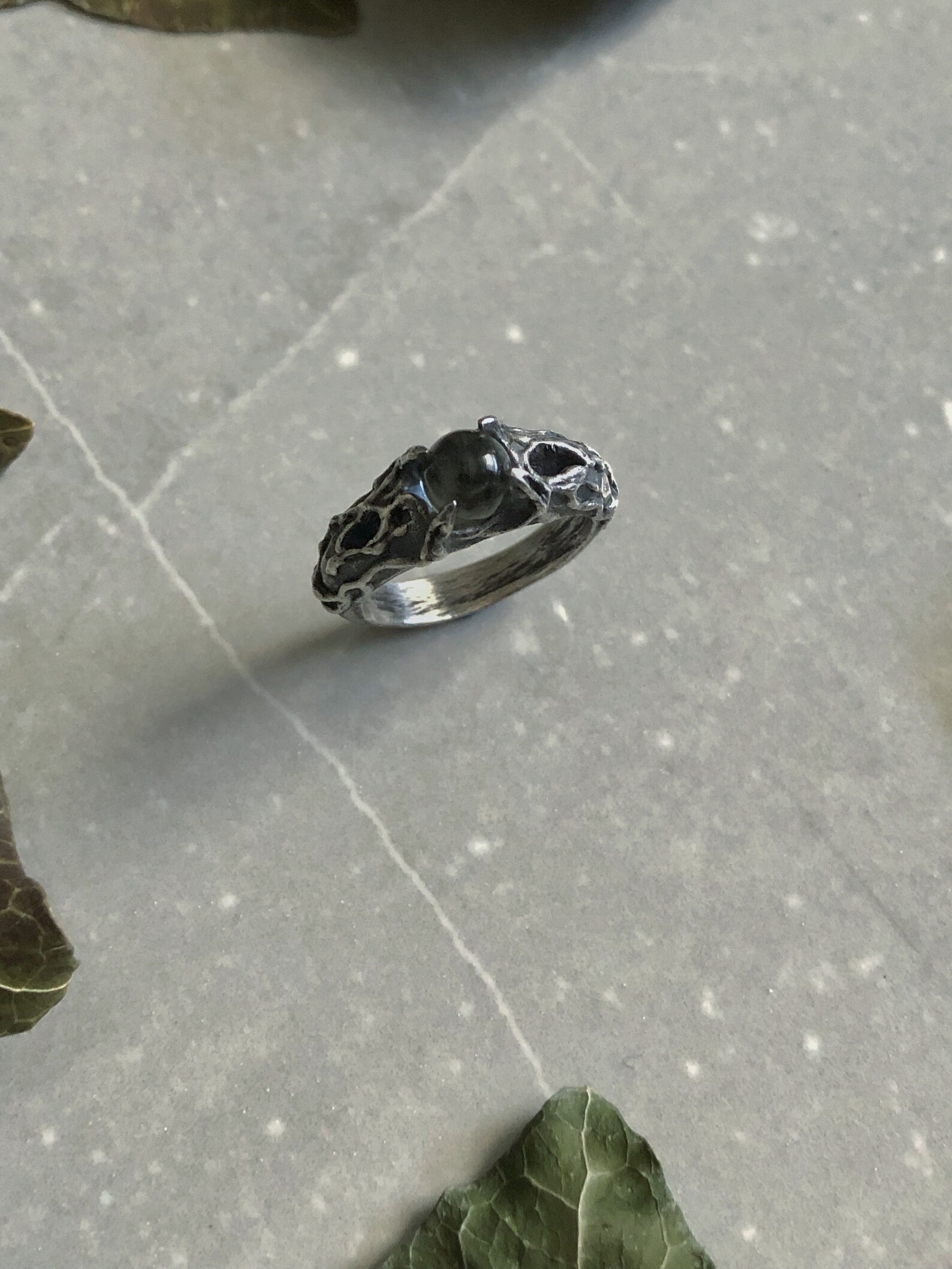 Green Amethyst Delphi I Ring | Archaia Collection | Witchy Jewelry ...