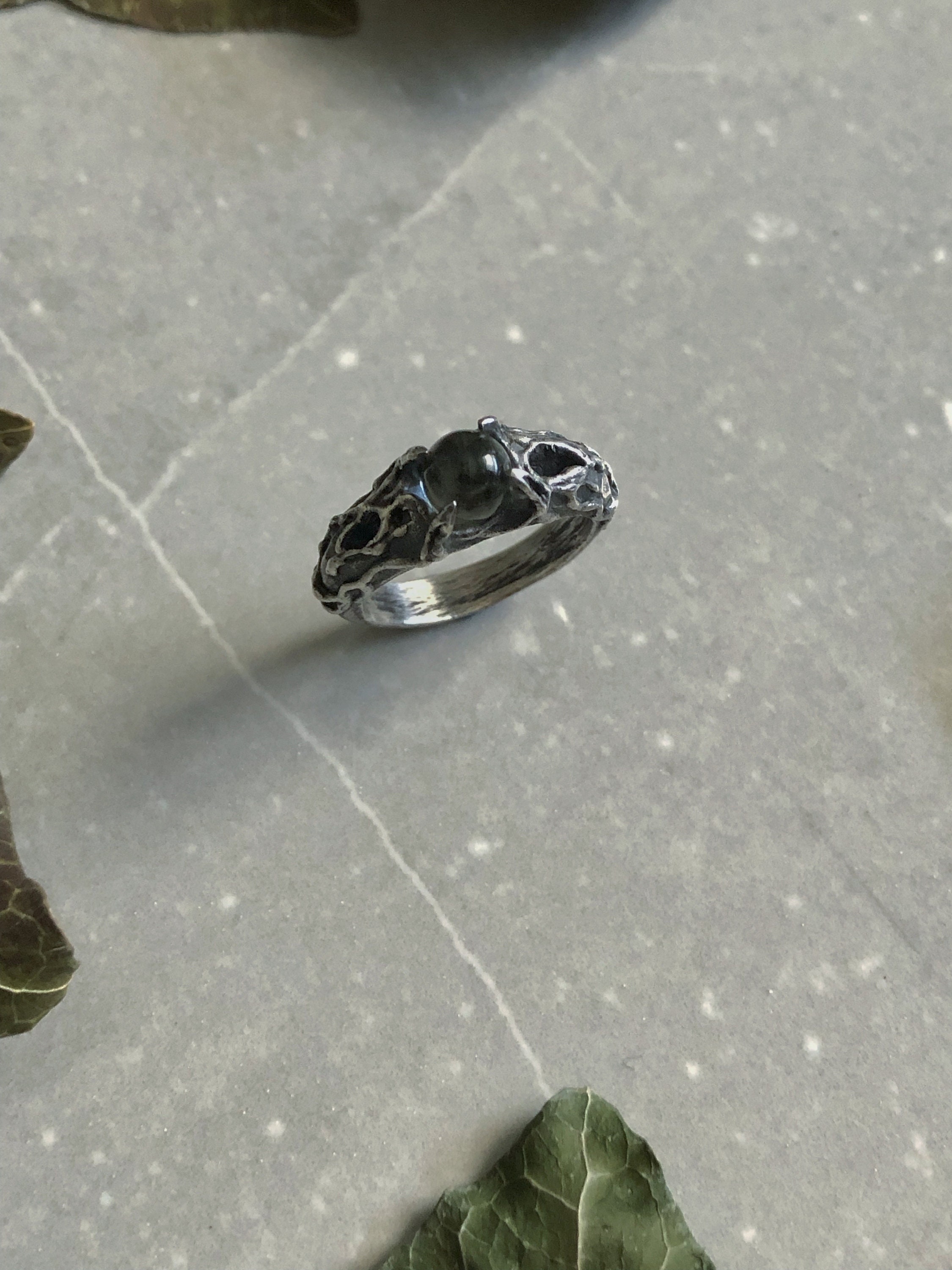 Green Amethyst Delphi I Ring | Archaia Collection | Witchy Jewelry ...