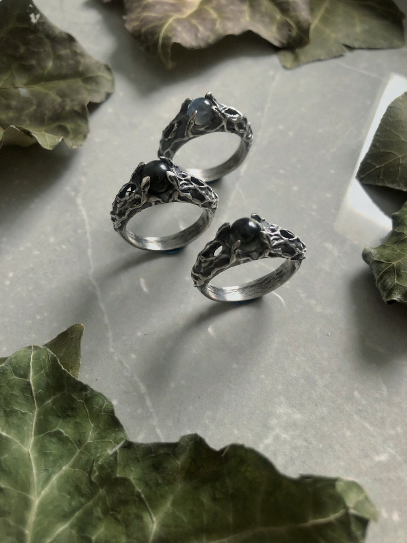 Green Amethyst Delphi I Ring | Archaia Collection | Witchy Jewelry ...