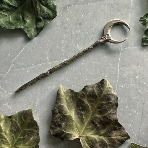 Crone Moon Hair Pin | Baba Yaga Collection | Czarownica, Witchy Jewelry ...