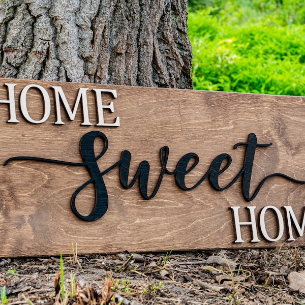 Home Sweet Home Sign - Etsy